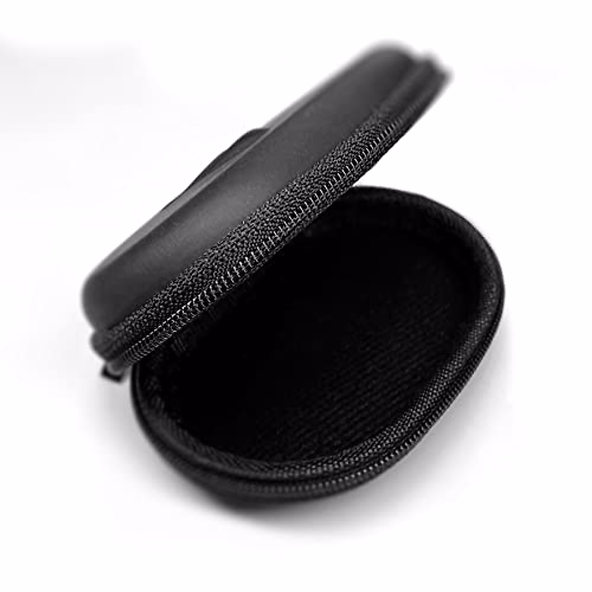 Decibullz - Zipper Headphones Carrying Case, Perfect for Earphones and Earplugs (Black)