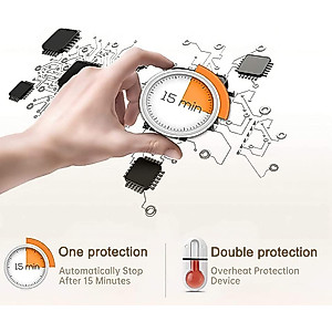 YUJECT Neck Massager Device, Acupoints Lymphatic Drainage Machine, 12 Modes for Pain Relief, Portable Women Men Gift - Blue