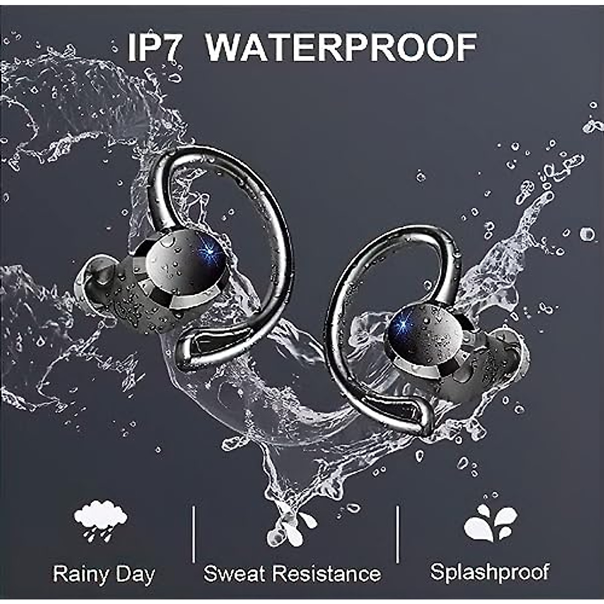 Upgrade Your Everyday Headphones or Wired Earbuds with These Workout, Noise Cancelling Earbuds, True Wireless Earbuds Over Ear Dynamic Sounding TWS i25 Bluetooth v5.1, HiFi, Waterproof Earbuds.