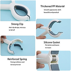 9 Pack Plastic Clothes Pins Colored, Heavy Duty Laundry Clips to Keep Your Quilt, Windproof Strong Grip Clothespins for Beach Towels, Blankets, Dry on Clothesline & Hanging Rack