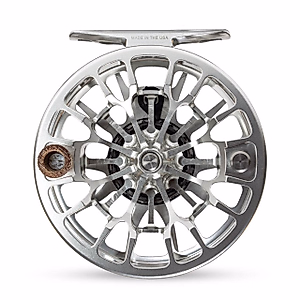 ROSS REELS Animas Fly Fishing Reel | Durable Lightweight High-Performance Ultra-Large Arbor Reel for Fly Fishing in Freshwater & Saltwater, 7-8wt, Platinum