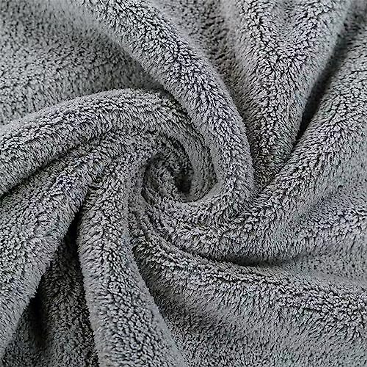Galxury Bath Towel Set for Bathroom 8 Piece-2 Bath Towels 2 Hand Towels 4 Washcloths Microfiber Coral Velvet Towels Soft and Absorbent Towel LightGray