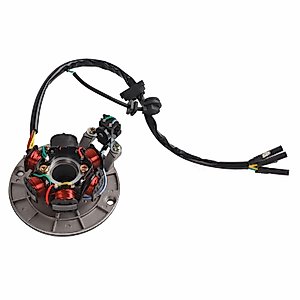 Acouto Magneto Stator Plate Ignition Stator Magneto Plate Magneto Stator Replace Fit for LIFAN YX 140cc Kick Start Engine PIT PRO Trail Dirt Bike