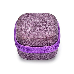 Rummyluck Protective Hard Case Compatible with Beats Fit Pro x Kim Kardashian/Fit Pro, Portable Box with Carabiner, Purple