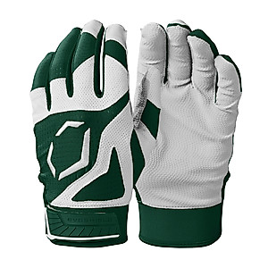 EvoShield SRZ-1™ Adult Batting Gloves - Dark Green, Small