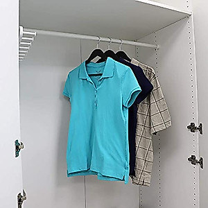 Home Basics, Black Non-Slip Space-Saving Rubberized Plastic Hangers