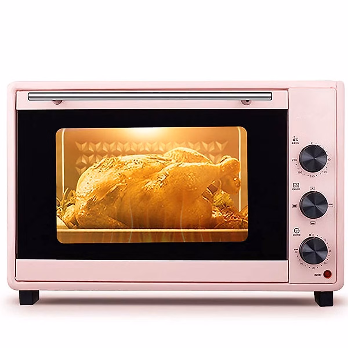 40L Mini Oven,Adjustable Temperature 0-230℃ and 60 Minutes Timer Five-Layer Baking Position Multi-Function Electric Oven (Blue) (Blue)