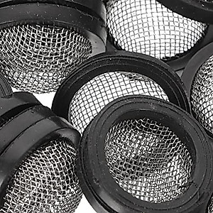 GANAZONO 30pcs Stainless Steel Screen Hose Washers Filter Pressure Shower Head Washer Gasket Inlet Hose Screen Washer Repair Kit for Washing Machine Garden Hose Connector
