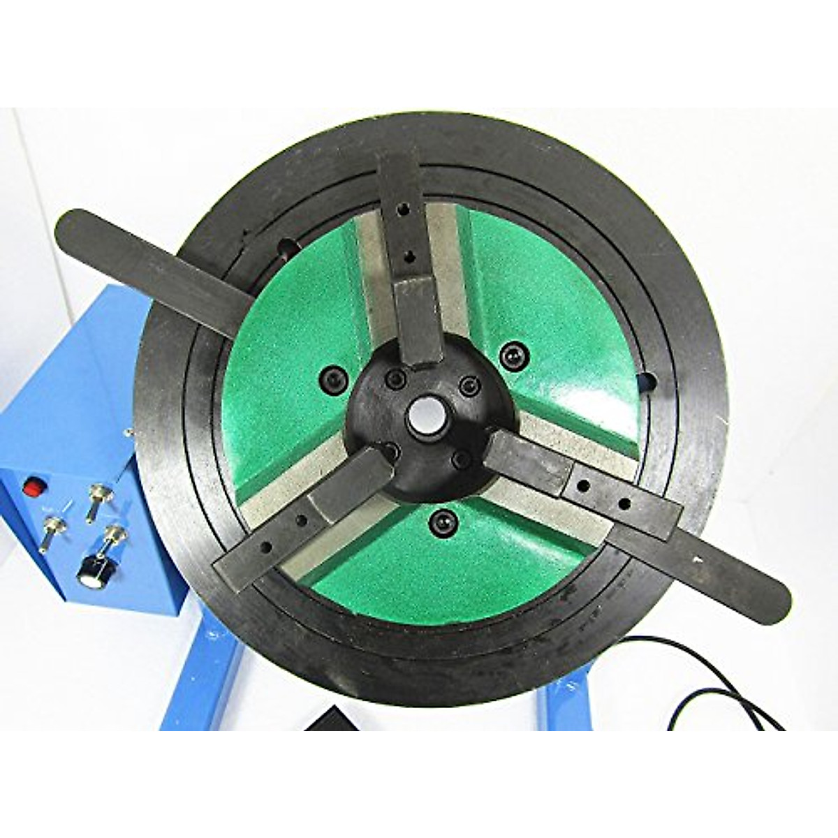YUCHENGTECH Welding Positioner Turntable with 200mm Chuck for Circle Workpiece Turntable Welding Equipment Positioning Welder 50KG (110V)