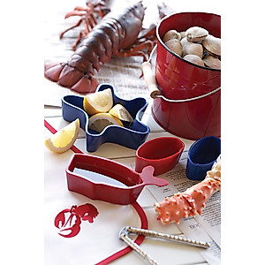 Nantucket Seafood Cotton Lobster Bibs, 0.125 x 14 x 21 inches