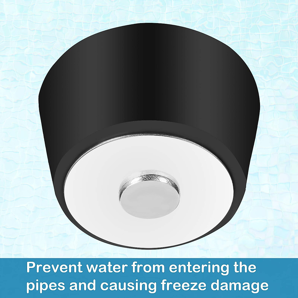 Honoson 2 Pieces Pool Winterizing Plugs Swimming Pool Winter Expansion ...