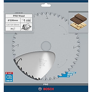 Bosch 2608640805 SEWOH 9.06" x 30mm 30T Circular saw blade Top Precision