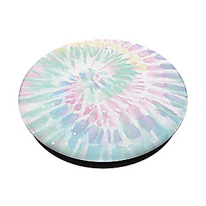 Rainbow Tie Dye in Blue Pink Green Yellow Orange AEHP530 PopSockets PopGrip: Swappable Grip for Phones & Tablets