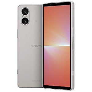 Sony Xperia 5 V 5G Dual XQ-DE72 256GB 8GB RAM Unlocked (GSM Only | No CDMA - not Compatible with Verizon/Sprint) Global, Mobile Cell Phone - Silver