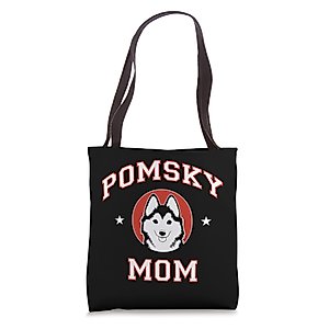 Pomsky Mom Dog Mother Tote Bag