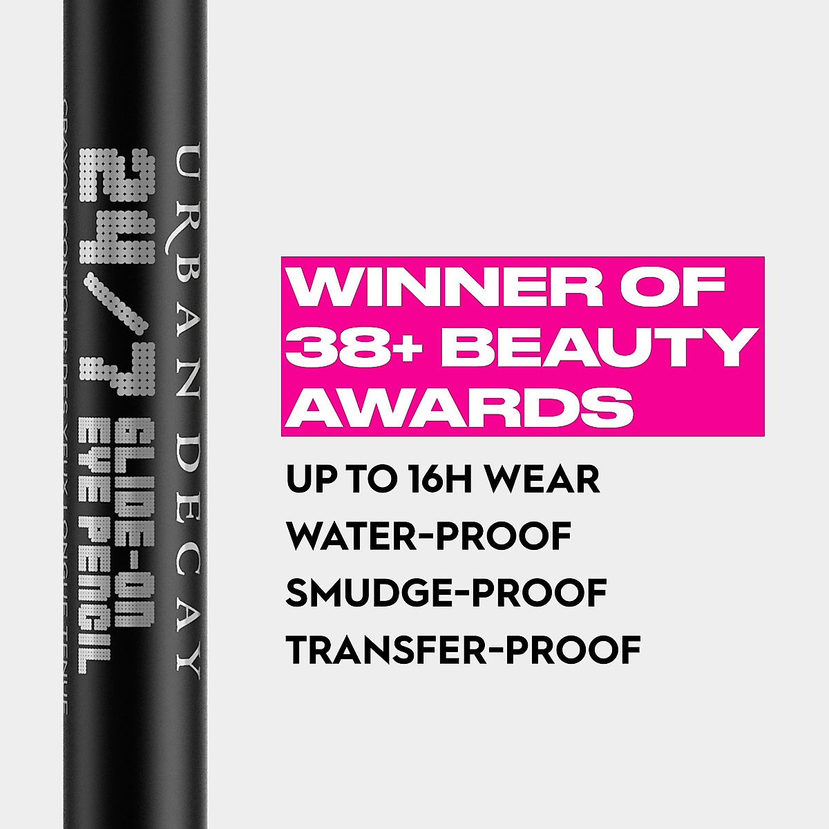 URBAN DECAY 24/7 Glide-On Waterproof Eyeliner Pencil (Mildew - Deep Green Shimmer), Smudge-Proof, Transfer-proof, Long-lasting Colored Eye Liners, Hydrating Vitamin E, Cruelty-free - 0.04 oz