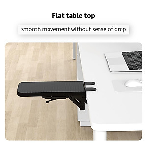 HONJIE Computer Arm Rest for Desk, Suitable for Office desks, Sturdy Mouse arm Support, Computer Desk Extender, Suitable for Home and Office