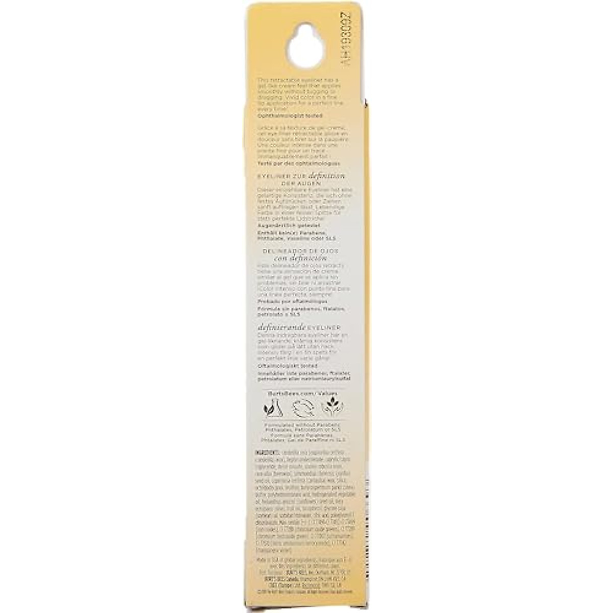 Burts Bees Onyx Defining Retractable Eyeliner, 0.14 GR,Pencil