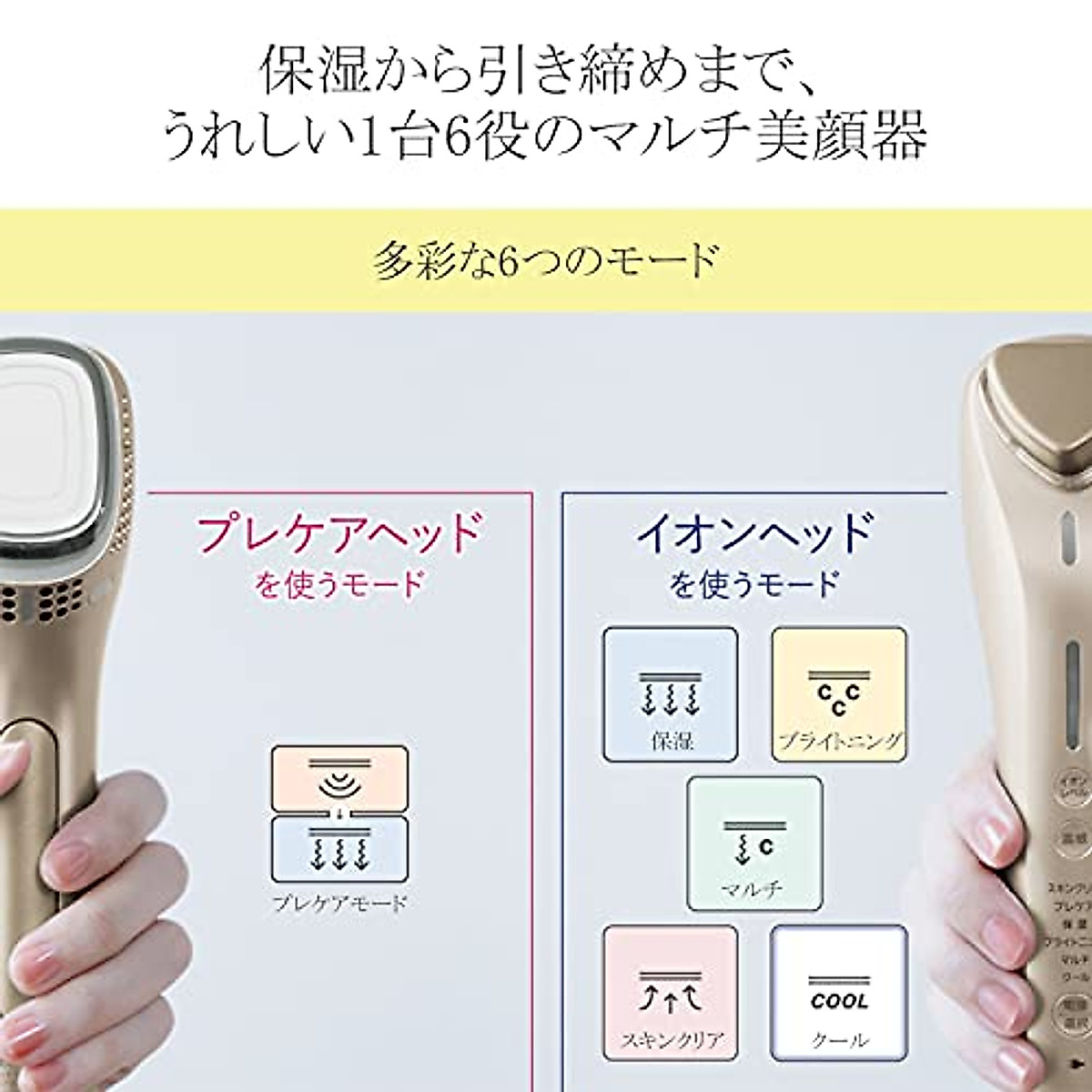 Panasonic EH-ST99-N [Ion Facial Device Ion Boost Gold Style] Facial Beauty Device 100-240V Shipped from Japan