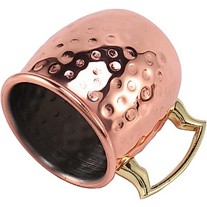 Slybar Mini 2-Ounce Stainless Steel Mug Espresso Mini Mugs Copper Plated Mugs 8