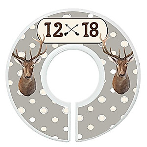 Mumsy Goose Baby Nursery Closet Dividers, Closet Organizers, Baby Boy Woodland Clothes Sizers