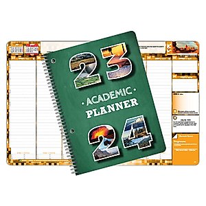 Dated Middle High School Student Planner 2023-2024 Academic School Year, ‎Medium (6.75" by 9") Matrix Style Datebook with Boulder Cover
