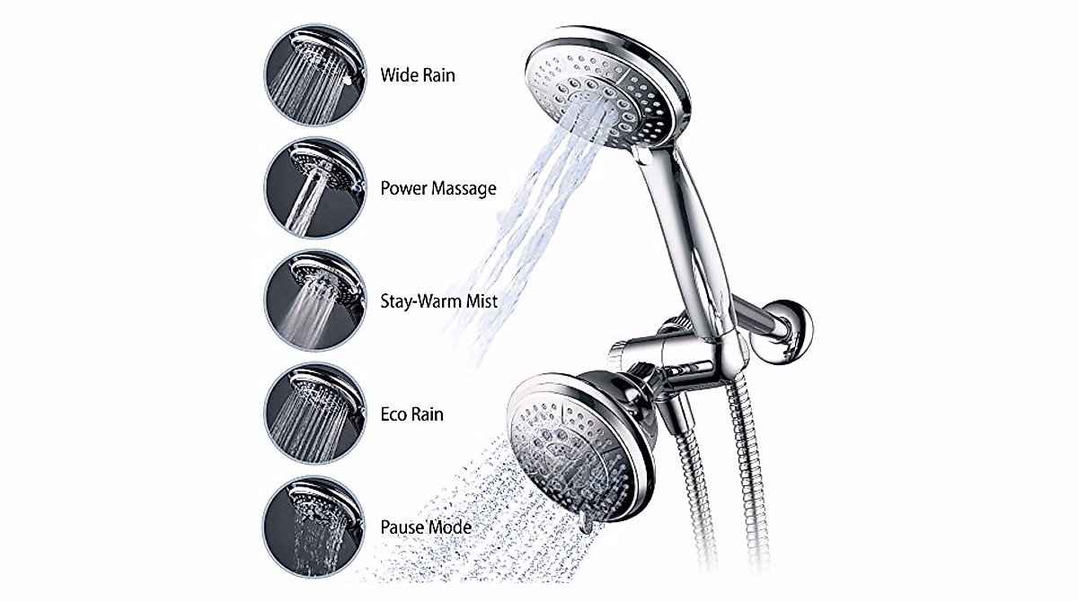 Hydroluxe 1433 Handheld Rain Shower Combo - Luxury Experience