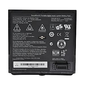 ANCBD 300769-003 (16.8V 32Wh /2200MAh) Replacement Battery for Bose Sounddock Portable Digital Music System SoundLink Air Series 300769-001 300769-002 300769-004 300770-001 4ICR19/66