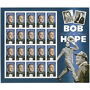 USPS Bob Hope Thanks for The Memory Mint Sheet of Twenty 44 Cent Stamps Scott 4406
