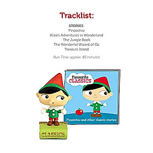 Tonies Pinocchio Audio Play Character with Favorite Classics