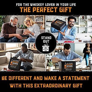 Whiskey Infusion Kit + Wood Chips (Bold 4-Pack) - Mixology-Set for Bartender - Whisky, Bourbon, Vodka Gift for Men - DIY Kits for Adults - Bartender Kit - Valentine Whiskey Gifts for Men and Women