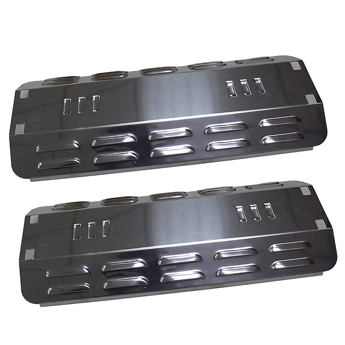 Criditpid BBQ-Element Grill Heat Plate Shield Replacement for Master Forge MFA350CNP, MFA350BNP, MFA350BNN, Porcelain Steel Heat Tent Burner Cover for Dyna-Glo DGP350SNP-D, DGP350NP, 101-03005