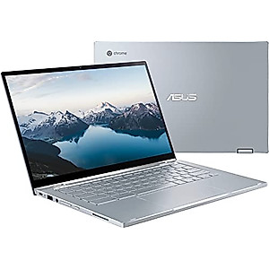 ASUS Touchscreen 14" Flip 2-in-1 Chromebook (Latest Model), Full HD Display, Intel Core M3-8100Y, 8GB RAM, 64GB eMMC, Wi-Fi 6, Webcam, NLY MP, Chrome OS