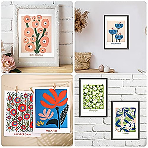 9 Pcs Flower Market Poster Print London Tokyo Copenhagen Flower Wall Art Aesthetic Flower Canvas Poster Unframed Florist Wall Decor Pictures for Wall Living Room Bathroom Decor, 8x10'' (Plant Style)