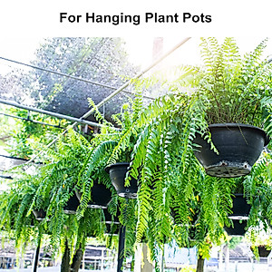 uxcell S Hanging Hooks, 8inch(200mm) Extra Long Steel Hanger, Indoor Outdoor Uses for Garden, Bathroom, Closet, Workshop, Kitchen, Gold Tone, 8Pcs