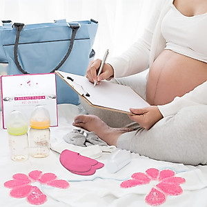 Ninja Mama Breastfeeding Ice and Heat Therapy Packs for Nursing and Pumping Moms. Pack of 2 with 2 Super Soft Washable Sleeves. Breastfeeding Supplies. Relief from Mastitis for Breast Feeding Mamas