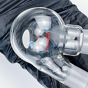 ADAMAS-BETA Glass 5ml Heavy Wall 2 Neck Round Bottom Flask, with 14/20 Center and Side Standard Taper Outer Joint - 5ml