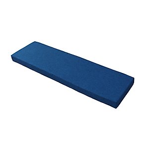 Jininworl Custom Size Bench Cushion Patio Bench Seating Cushion Outdoor/Indoor Bench/Swing Cushion Bench Pads (Classic Blue; Personalize)
