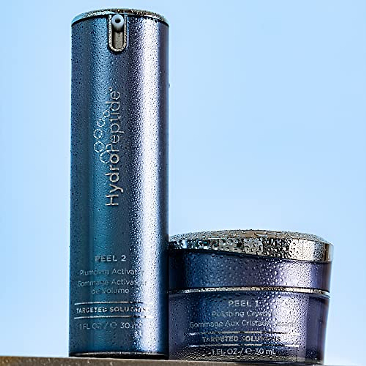 HydroPeptide Polish & Plump Face Peel Radiant Two-Step System, Boosts Firmness and Plumpness, 1 Set