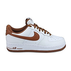 Nike Unisex Air Force 1 07 Leather Pecan White Trainers 11.5 W / 10 M US