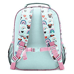 Simple Modern Disney Toddler Backpack for School Girls | Kindergarten Elementary Kids Backpack | Fletcher Collection | Kids - Medium (15" tall) | Minnie Mouse Rainbow