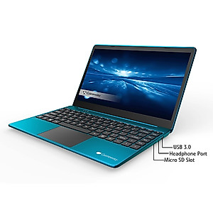 Gateway 2022 14.1” Ultra Slim IPS FHD Display, Intel Core i5-1135G7 Processor, 16GB RAM, 512GB PCIe SSD, Intel Iris Xe Graphics, Camera, Fingerprint Scanner, Bluetooth, Blue, Win 10, 32GB USB Card