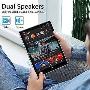 Tablet 10.1'' Android 11 Tablet 2023 Latest Update 4G Phone Tablet 64GB + 4GB Storage Octa-Core Processor, 13MP Camera, Dual SIM Card Slot, 128GB Expand Support, GPS, WiFi, Bluetooth, 1080P HD (Gray)