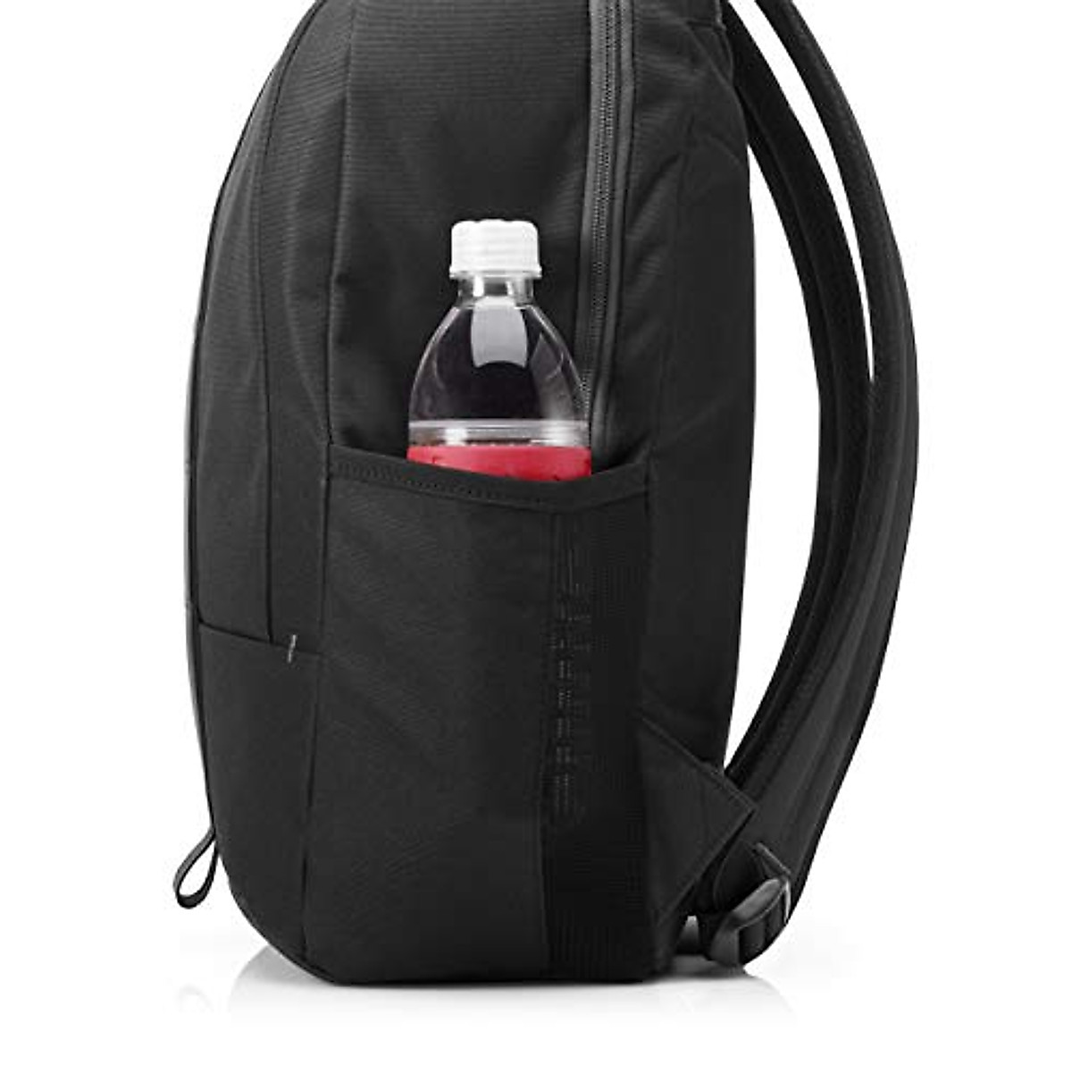 HP Commuter Laptop Backpack | with 15.6” Laptop/Tablet Compartment | Water-Resistant, Carry-on | Water Bottle Pocket, Reflective Accents, (5EE91AA), Black, Model: 5EE91AA#ABL