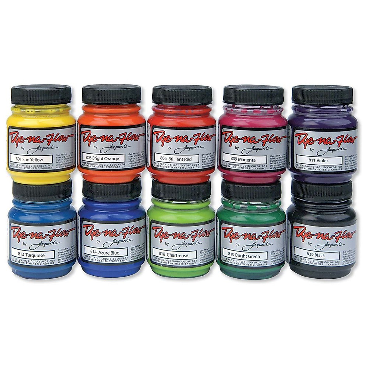Jacquard Dye-Na-Flow 10 Color Set