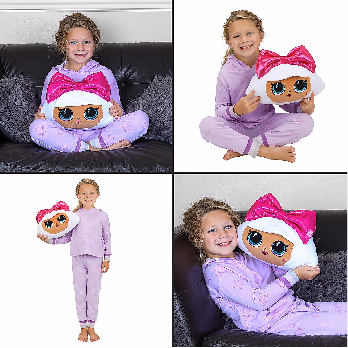Franco Kids Bedding Super Soft Plush Mini Cuddle Pillow Buddy, One Size, LOL Surprise Diva