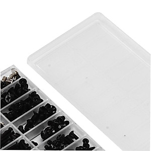 Complete 360Pcs Computer Screws Kit - Micro Cross Screw Assortment Set of Alloy Steel Fasteners for M2 M2.5 and M3 Screws