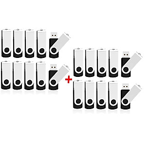 10×2GB Black + 10×4GB Black USB Flash Drives Thumb Drives