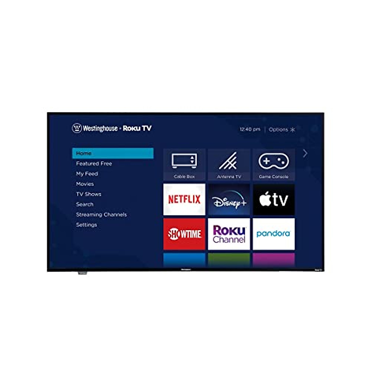 Westinghouse 55-Inch 4K Ultra HD Smart TV HDR10 Compatible with Alexa & Google Assistant 60Hz Refresh Rate + Free Wall Mount (No Stands) WR55UX4019 (Renewed)