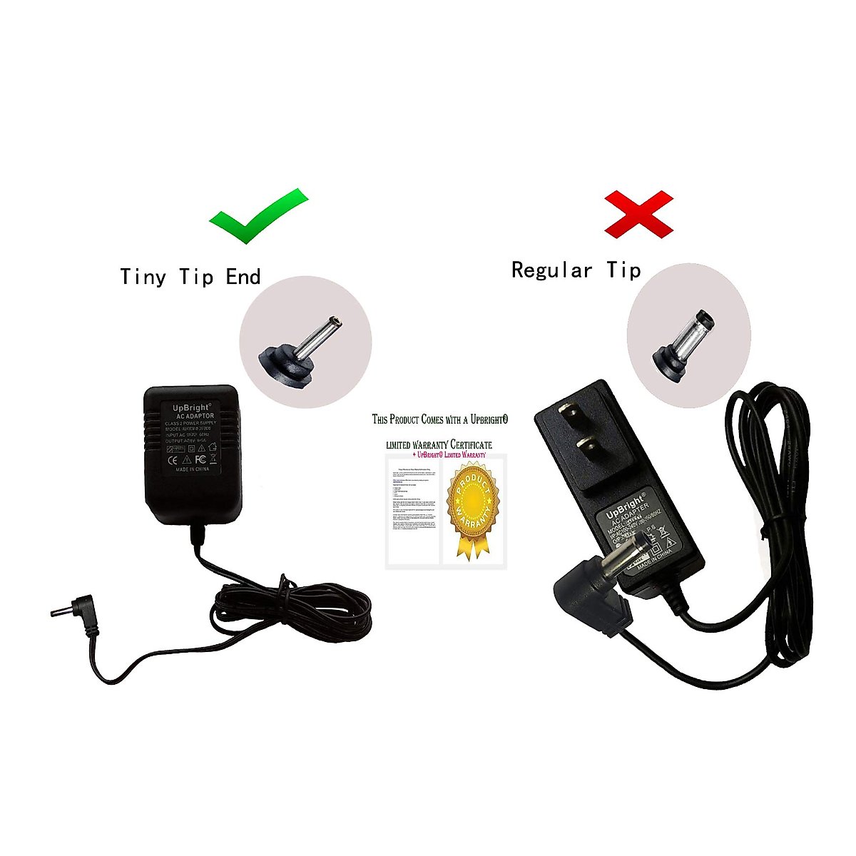 UPBRIGHT 6V AC Adapter Compatible with AT&T VTech CS6114 CS6124 CS6419 CS6529 CS6649 CS6729 CS6729-2 CS6759 CS6829 CS6859 EL52103 EL52203 DECT 6.0 Cordless Phone 6VAC 300mA AC6V Power Supply Charger
